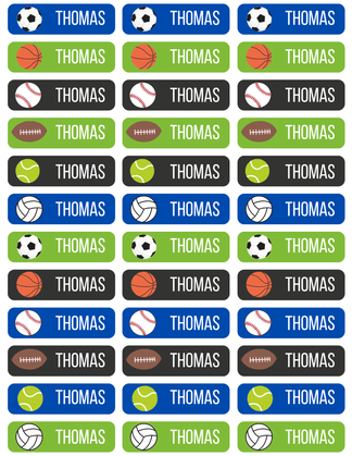 Kid's Name Labels | Printable Canva Name Labels Template – Simplicity ...