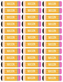 Kid's Name Labels | Printable Canva Name Labels Template – Simplicity ...